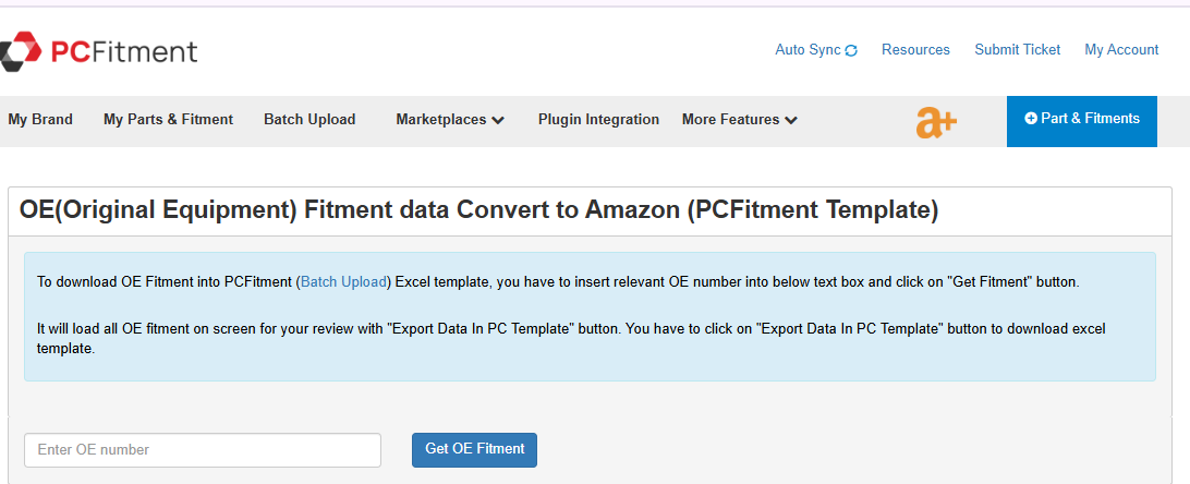 Download Fitment from OE and Convert it to Amazon-supported format ...