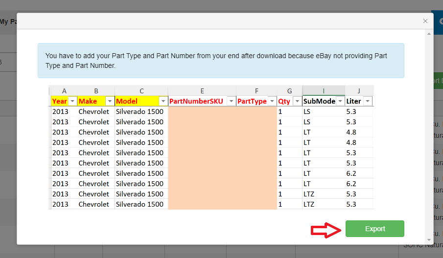 Download Fitment from OE and Convert it to Amazon-supported format ...