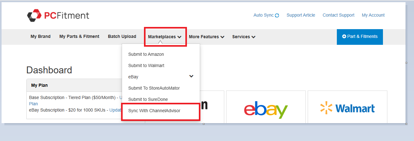 How to setup channeladvisor, with PCFitment – PCFitment Guide