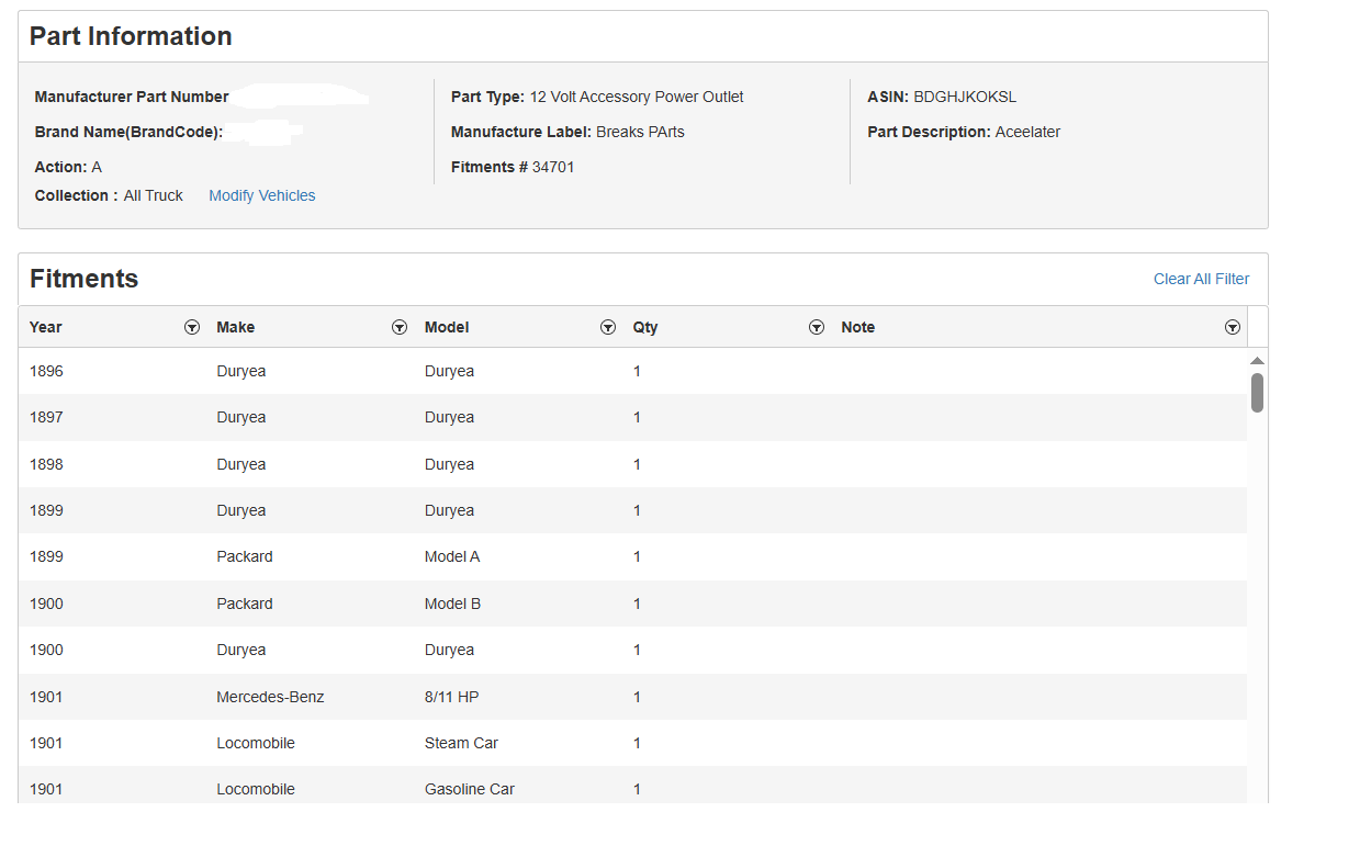 Add Part into Universal Collection – PCFitment Guide