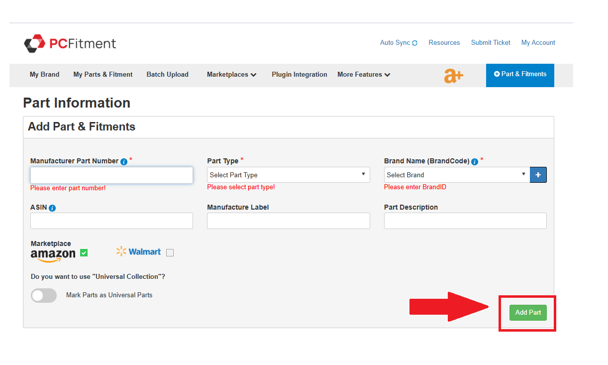 How to Add parts – PCFitment Guide