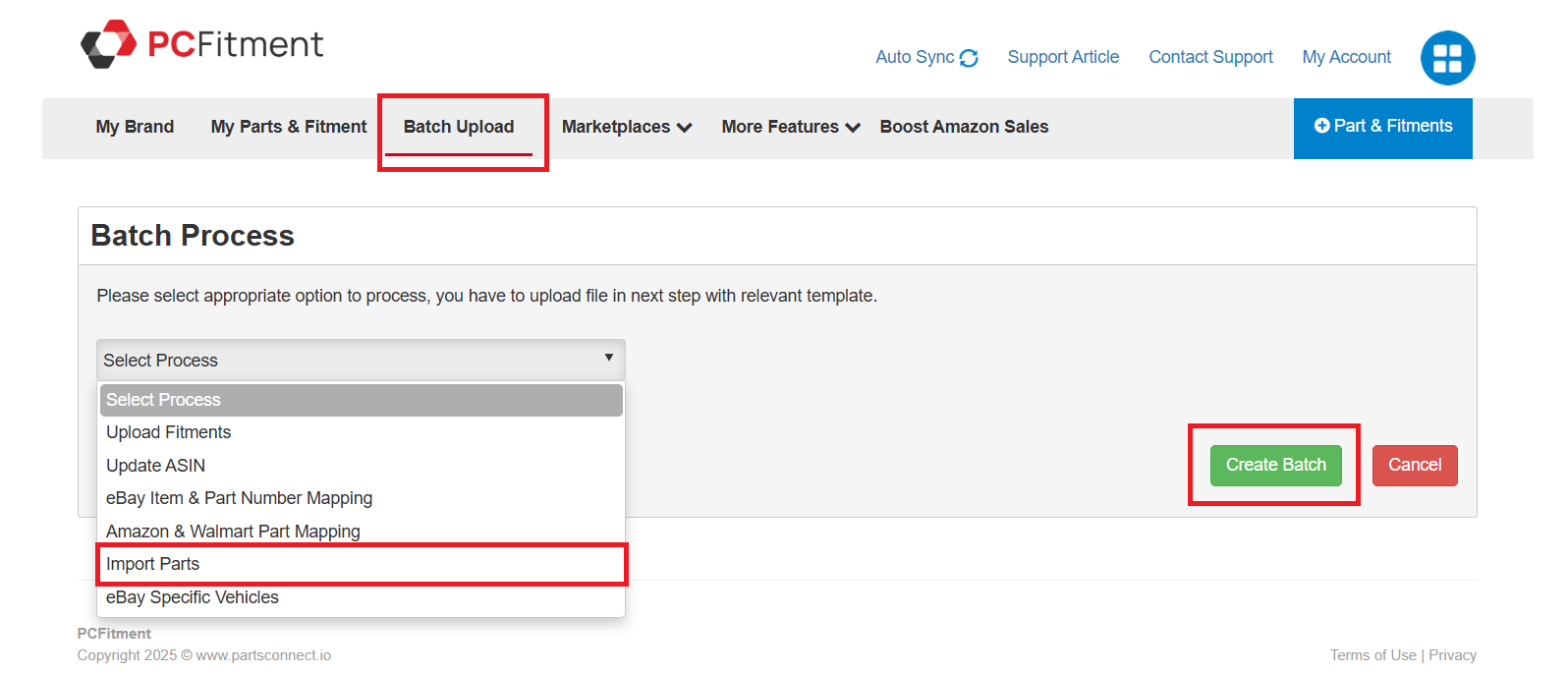 How to Import Parts Using Batch Upload – PCFitment Guide